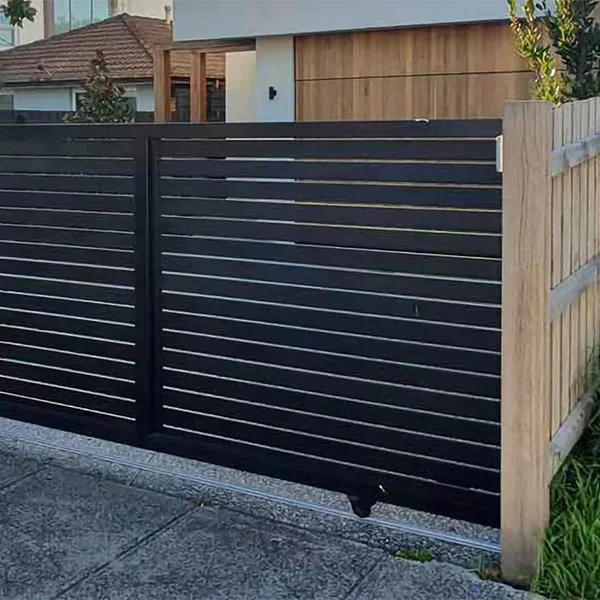 Slats Picket Garden 3d / Blade / Radiator Fence Panels Black Aluminum ...