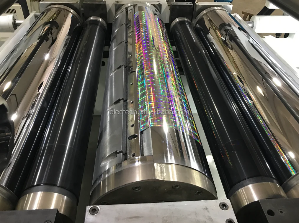 1000 MM Automatic Hologram Hard Embossing Machine for PET Film