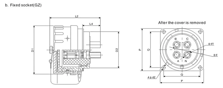100A/YT/YZ-4 IP55 Explosion Proof Socket & Plug - Safe & Reliable