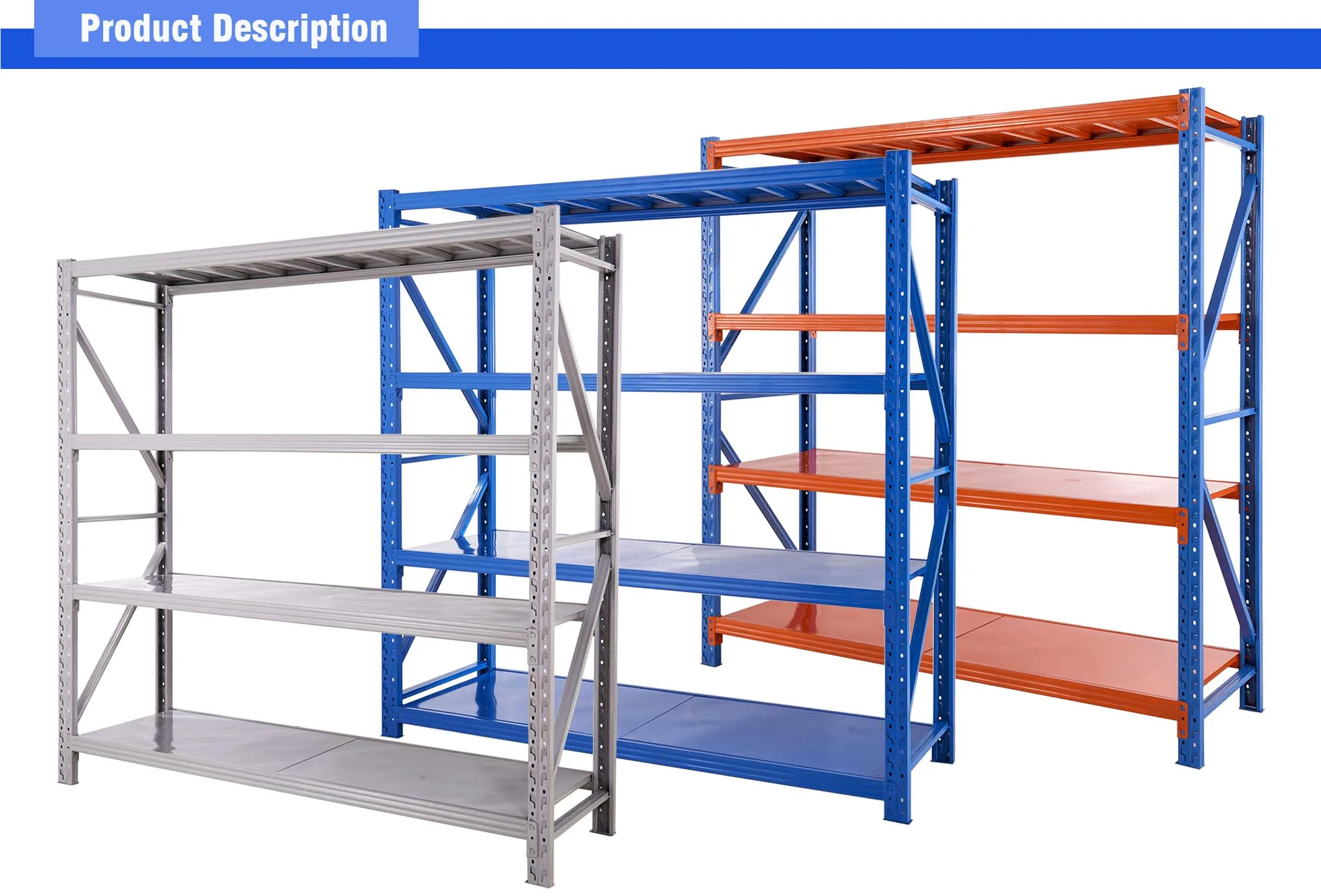 Adjustable Shelf Warehouse Shelving - Light Duty Racks