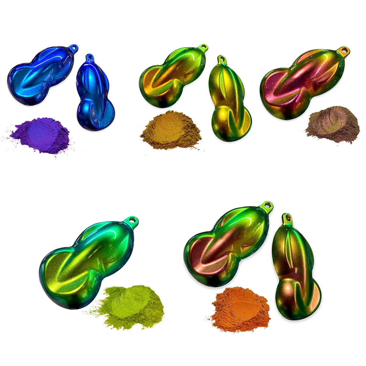 Color Shift Metallic Effect Mirror Chroma Change Chameleon Pigment For ...