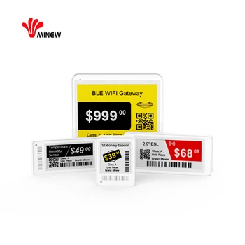Minew Price Tag Display Wifi Cloud Solutions Etiqueta Electronica ...