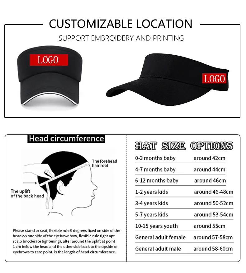 Sun Visor Cap/sports Visor Hat for Men - Versatile & Stylish