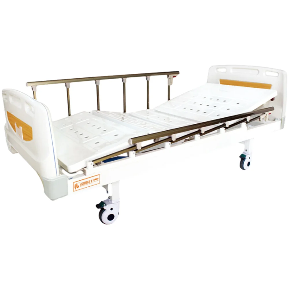 3 Three Functions Adjustable Hospital Bed On Casters For Medical And ...