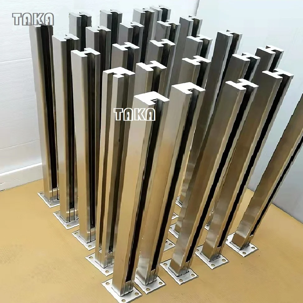 Stainless Steel Side Mounted Glass Balcony Railing for Outdoor Use ...