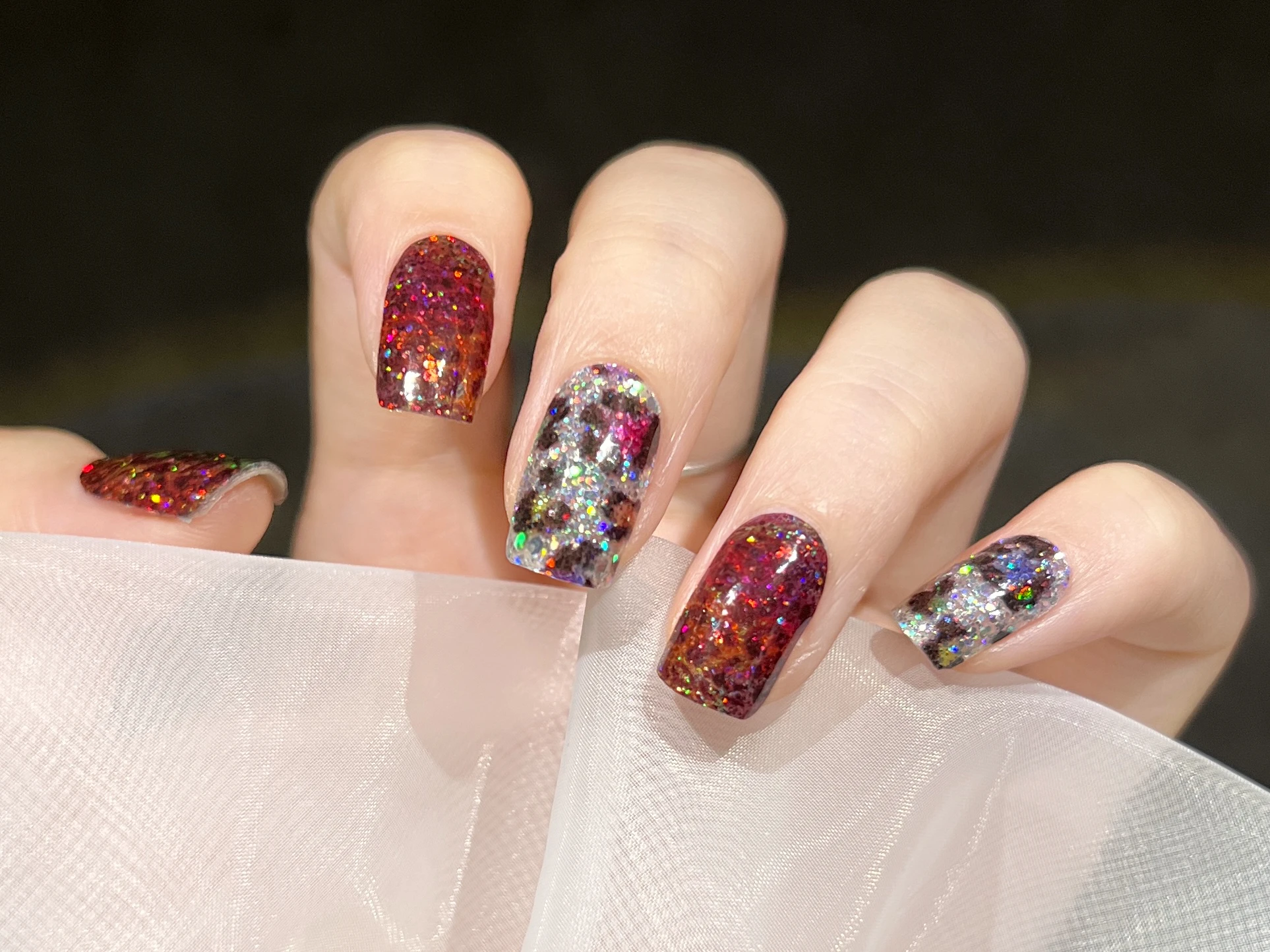 Soft Sticker UV Lamp Semi Cured Gel Nail Sticker - QUANYAN