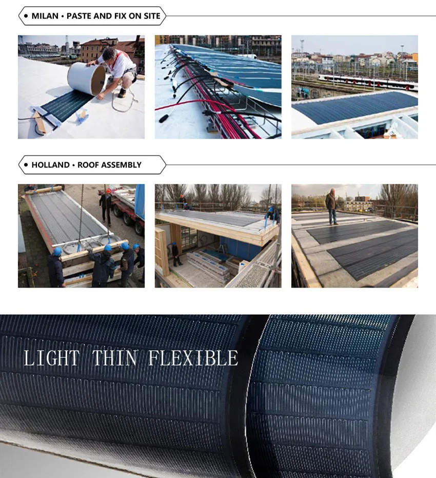 Rollable Flexible Solar Panel 400w 100w 200w 300w Thin Film Solar Panel ...