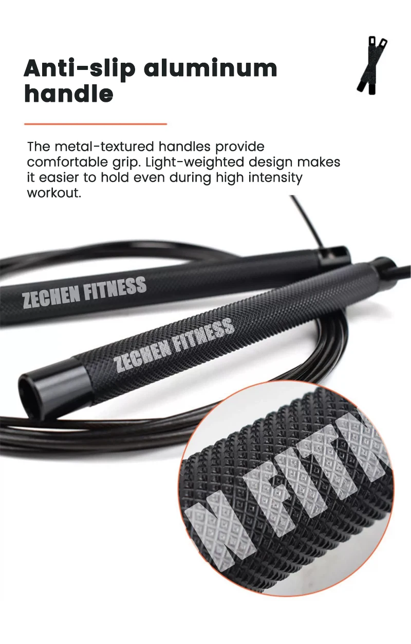 Aluminum Jump Ropes for Fitness - Fast Speed & Customizable