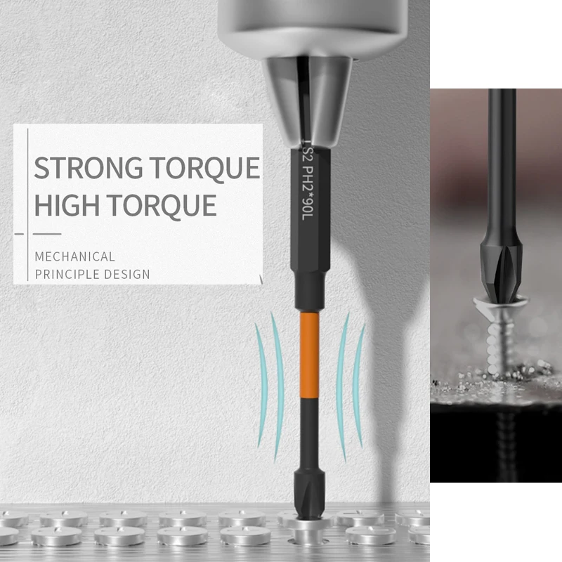 25mm 50mm 70mm 90mm 150mm S2 Phllips Head Multi Bit Screwdrivers ...