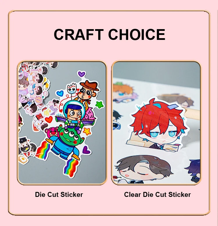 Custom Adhesive Transparent Decals Packaging Vintage Personalizados ...