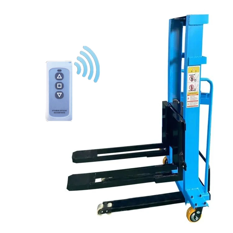 1 Ton Electric Stacker - Portable and Efficient Lifting