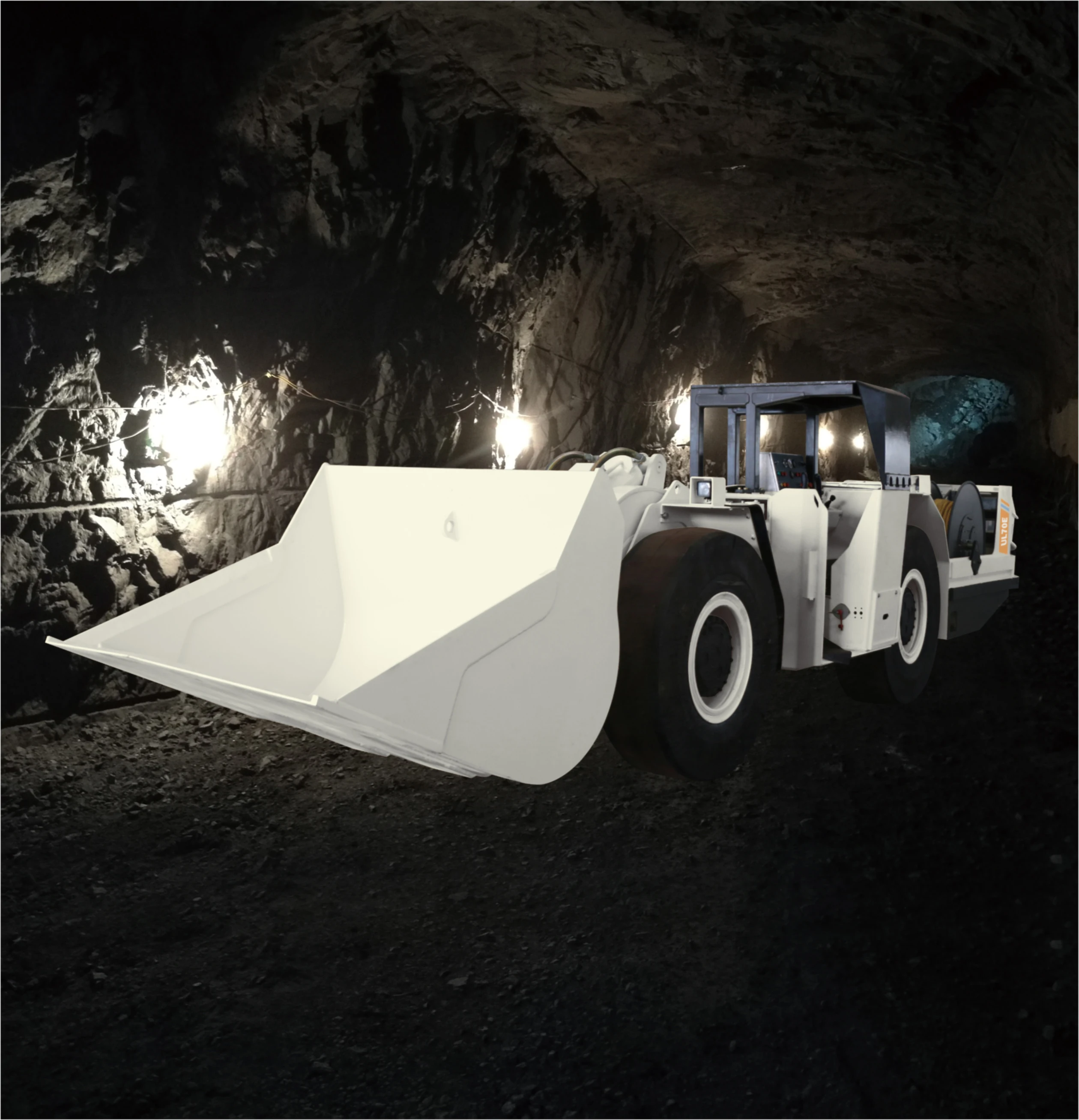 Ul50e Chinese Electric Articulated Underground Tunnel Mining Lhd Load ...