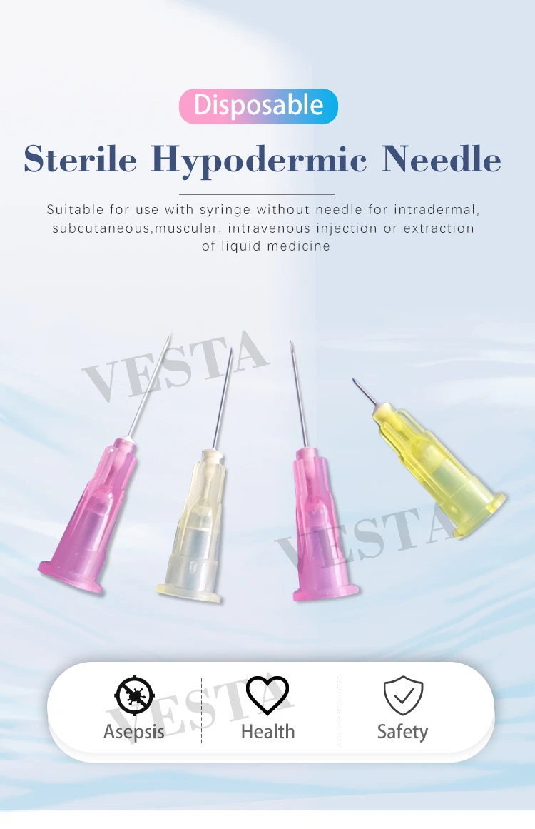 16g 18g 19g 20g 21g 22g 23g 24g 25g 26g 27g Disposable Hypodermic ...