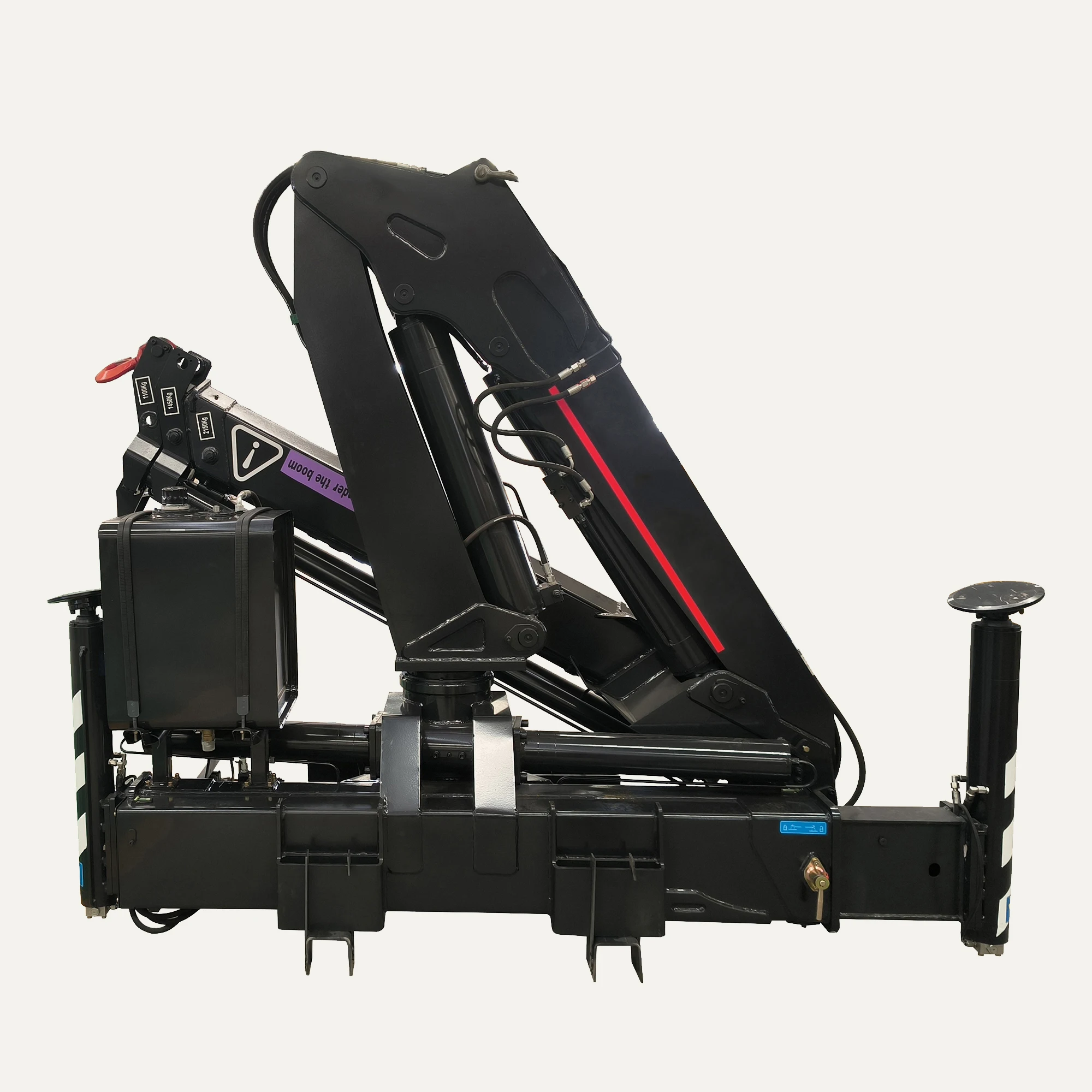 Knuckle Boom Truck Mounted Lifting Crane 2 Ton Mini Crane Pickup Truck ...