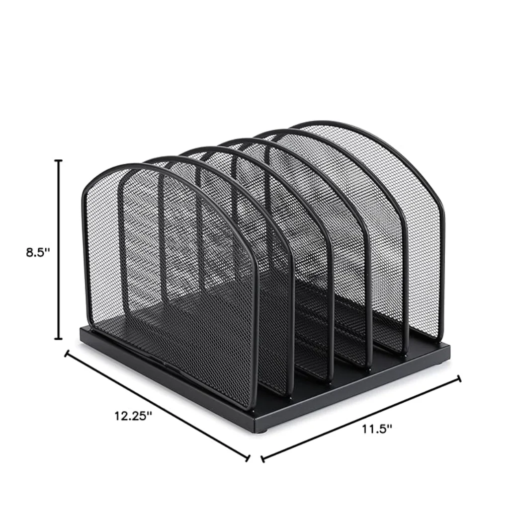 Home Office and Classroom Organization Mesh 5 Sort Vertical Desktop ...