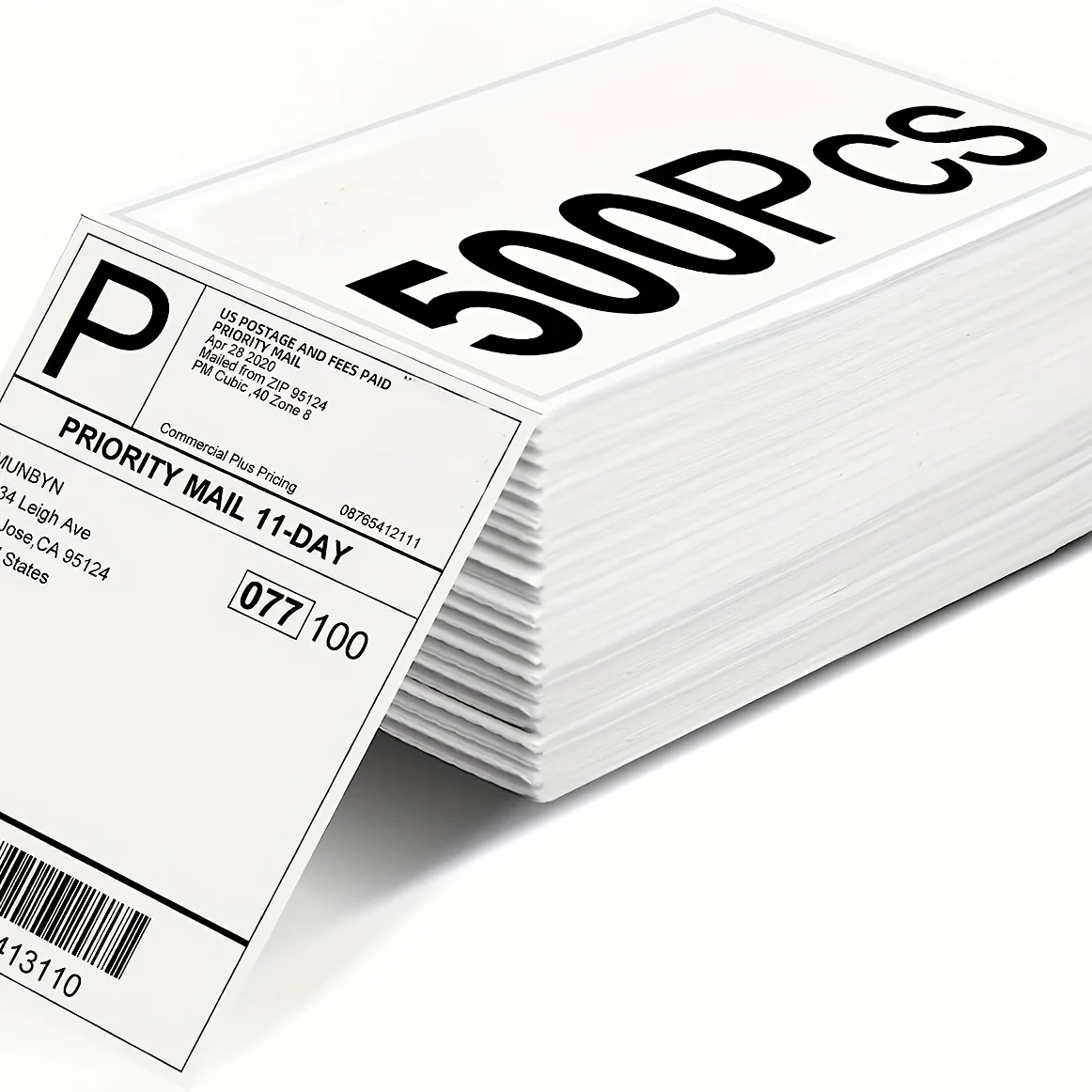 4x6 inch shipping labels 100x150mm Thermal Label Sticker Paper ...