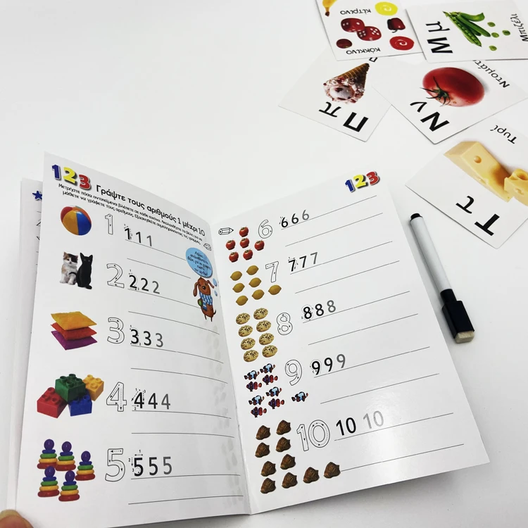 Numbers And Alphabet Educational Wipe-clean Workbook My First Learning ...