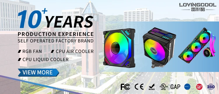Lovingcool 120mm Gaming Pc Case Rgb Cooling Fan Computer 12v Gaming ...