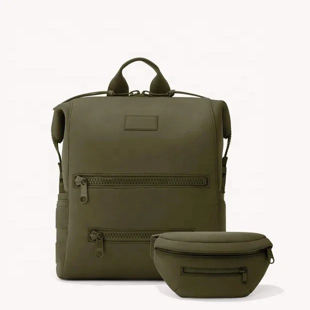 Eco Waterproof Neoprene Mummy Diaper Backpack Large Capacity Diaper ...