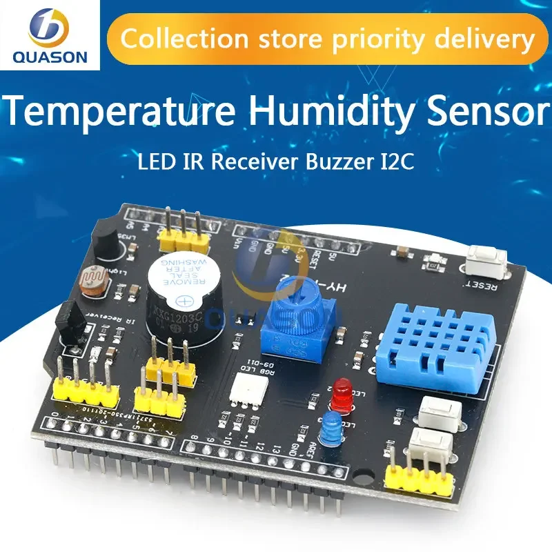 DHT11 LM35 Temperature Humidity Sensor Multifunction Expansion Board ...
