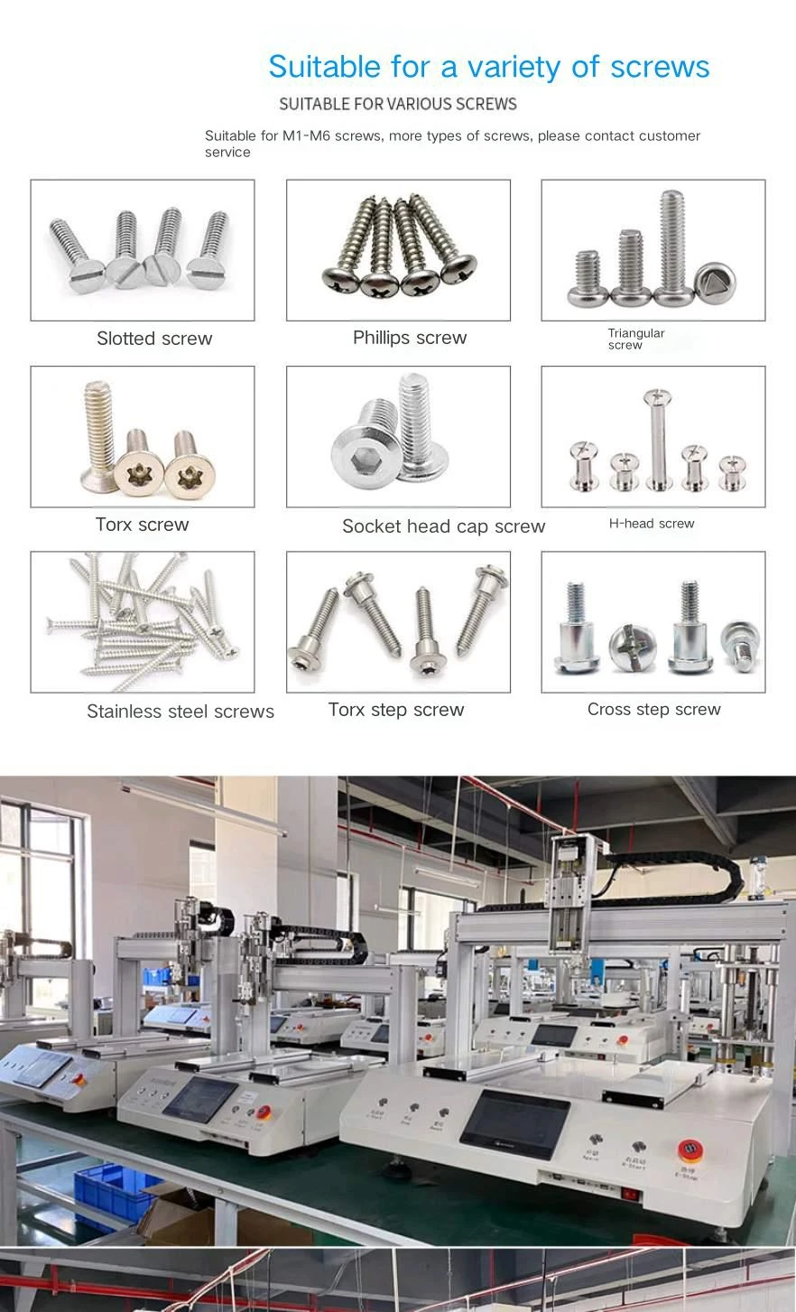 Full Automatic Hot Selling Double Table Screw Machine Screw Locking ...