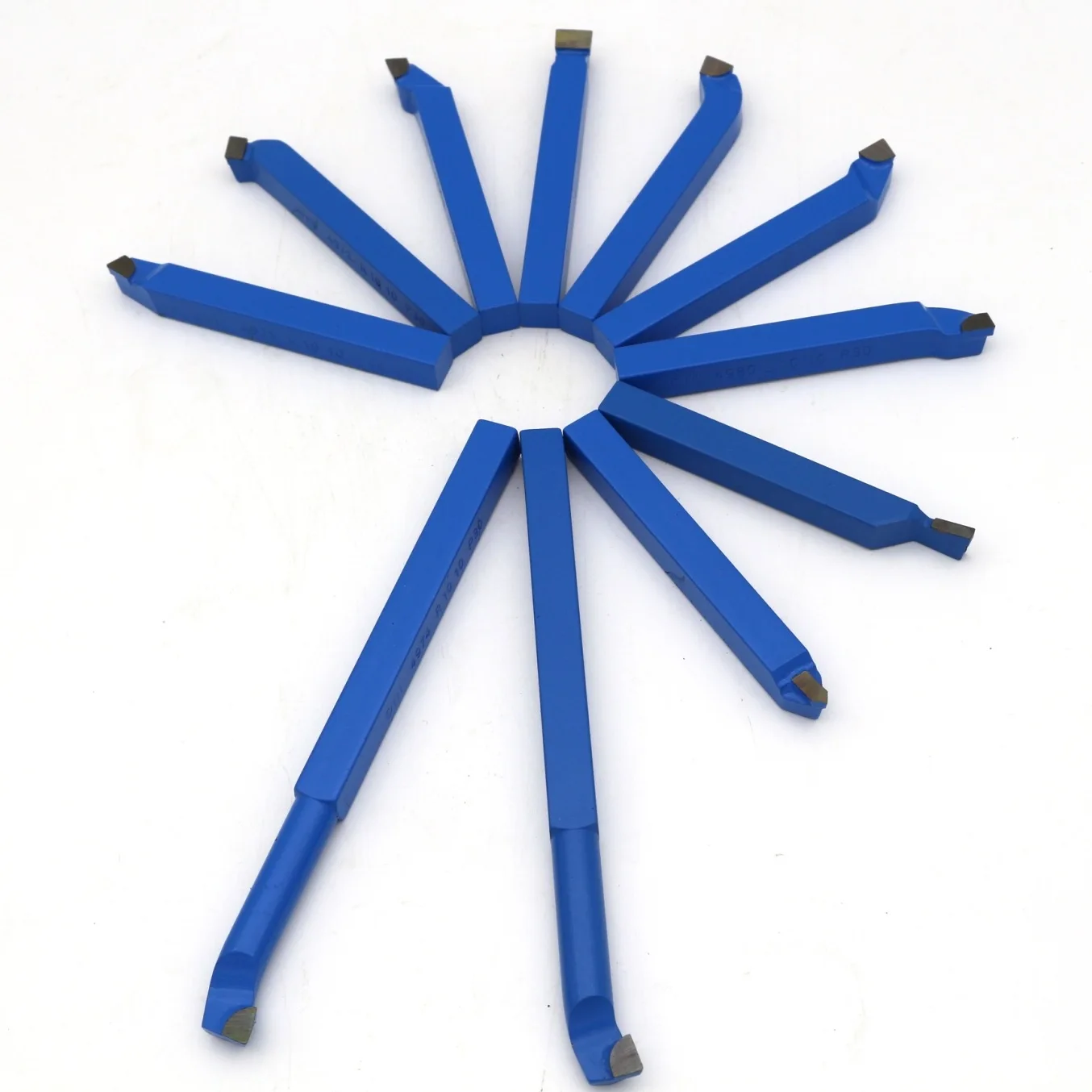 Metal Lathe Carbide Tungsten Cutter Hard Alloy Turning Tool 11pcs ...