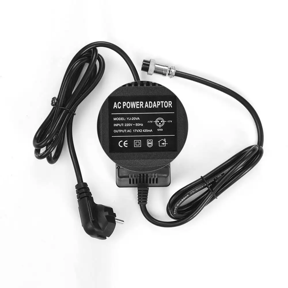 AC Power Adapter for Audio Mixer - 17V 420ma EU Plug