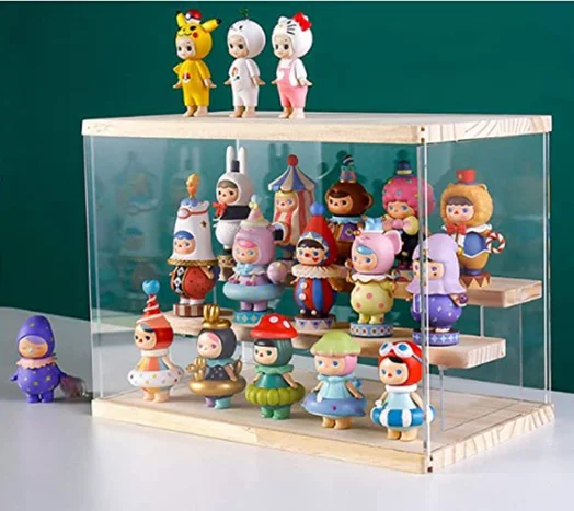 Acrylic Blind Box Storage Display Rack,Dustproof Transparent,Put Doll ...