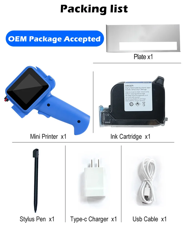 Metal Barcode Logo Batch QR Code Plastic Card Smart Thermal Expiry Date ...