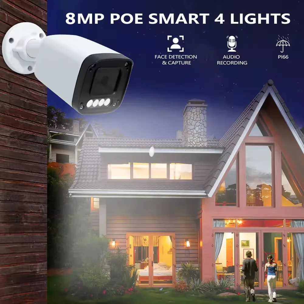 Morden Style Professional Video 4k Poe Cctv Cameras For Home Security ...