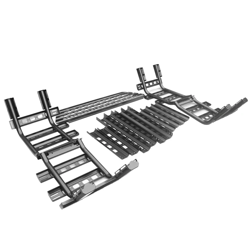 LE-STAR 4x4 Universal Adjustable Roll Bar Steel Carrier Cage Truck Bed ...