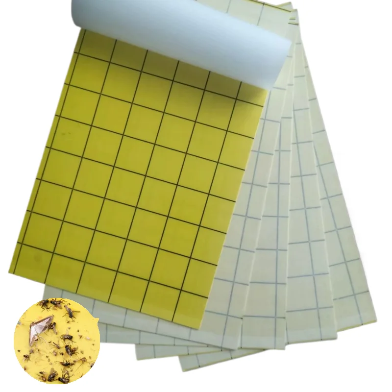 Homemade Outdoor Indoor Hanging Yellow Pest Catcher Bug Fly Trap Solid ...