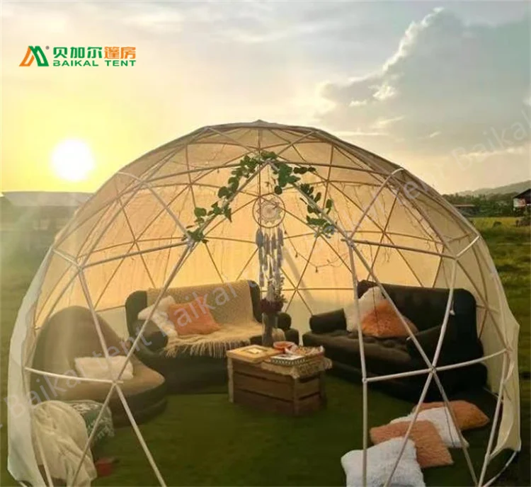 Outdoor Geodesic Plastic Dome House for Vacation Rental - Waterproof ...