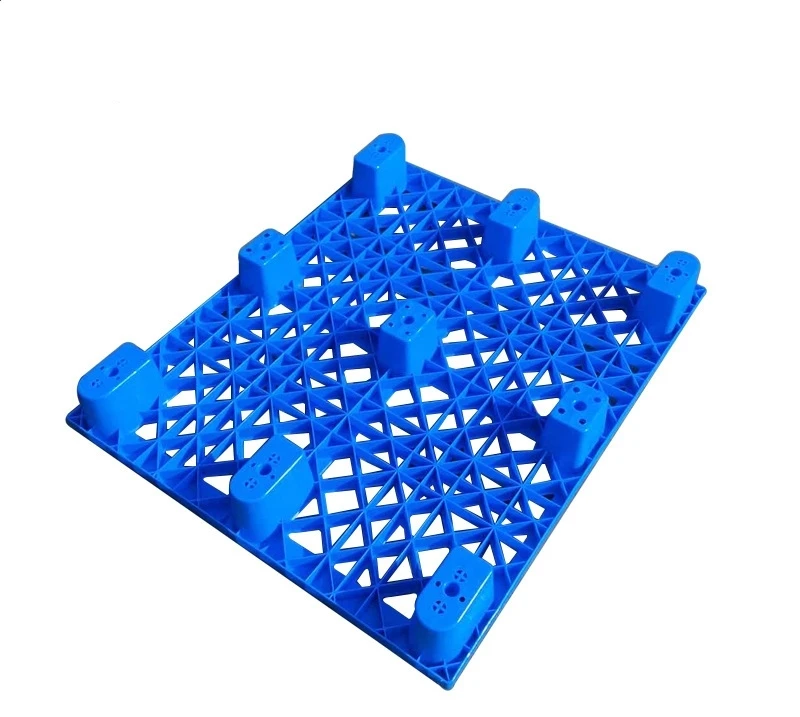 Flat Top Floor Stacking Nine Legs Plastic Pallet Moistureproof Plastic ...