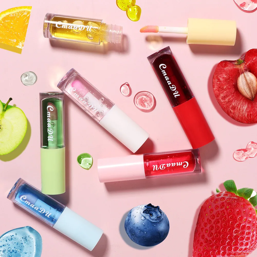 Cmaadu Fruit Flavored Color Changing Lip Gloss Plumper Flavoring Oil ...