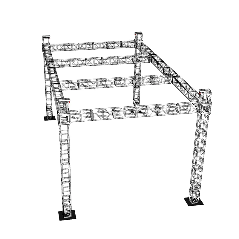 Light Stage Concert Scaffolding Truss System Aluminum Flat Roof Trusses ...