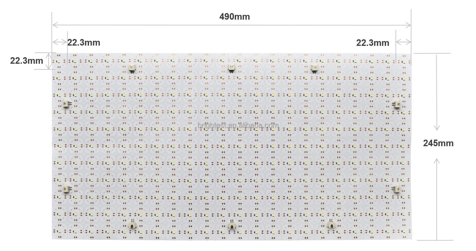 DC24V Flexible LED Sheet Lights - Tunable, Efficient