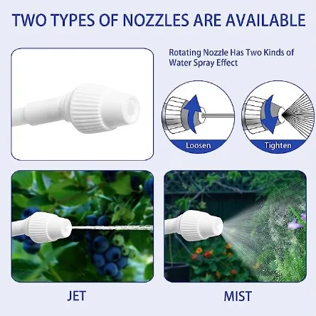 Portable Herbicide Chemical Sprayer Wand Adjustable Nozzle Automatic ...