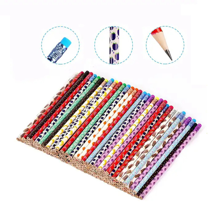 Hb Lead Graphite Core Pencil With Eraser Bulk Box Office School Hotel ...