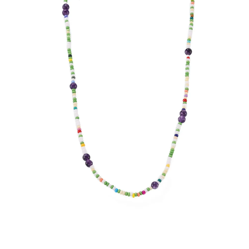 Carline 2024 Newly Handmade Luxury Bohemia Coloful Beads Necklace ...