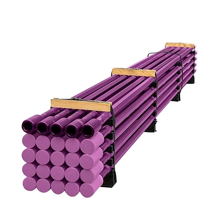 Threaded Drill Rod Hard Rock Borehole T51 Top Hammer Drilling Tools ...