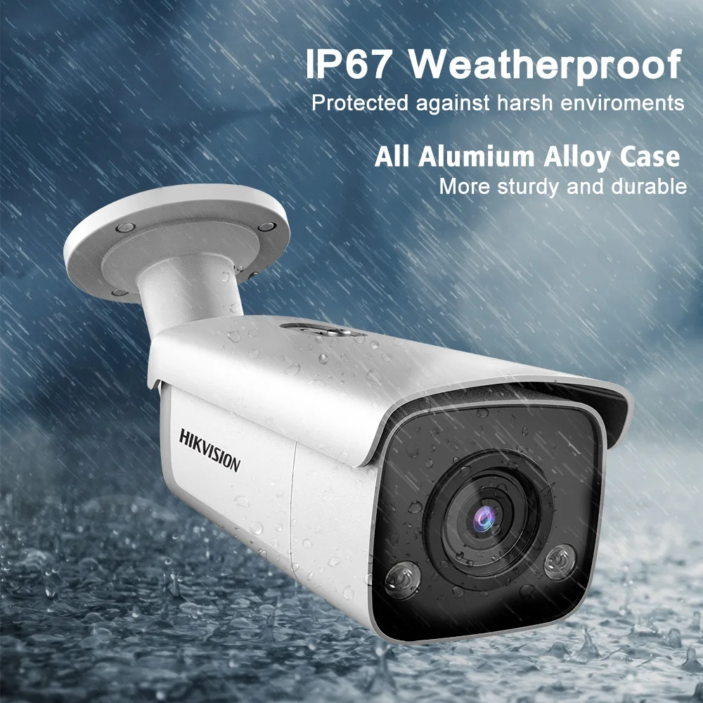 Hik Original 4k 8mp Ip Camera Ds-2cd2t86g2-isu/sl Darkfighter Acusense ...