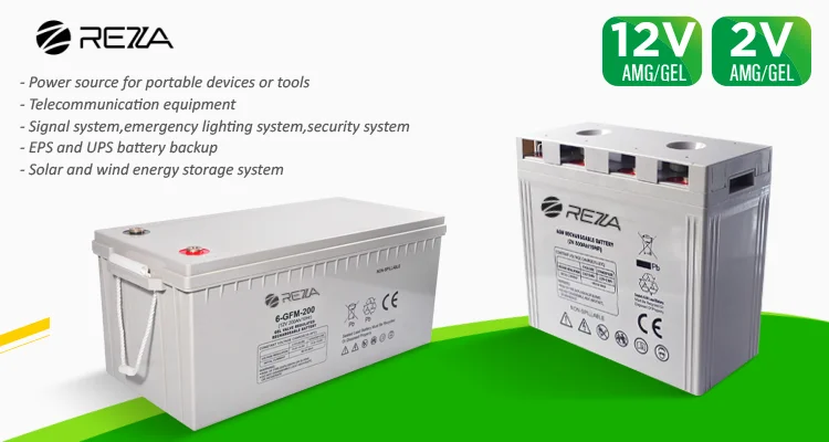 Latest Model Deep Cycle Gel Solar Battery Lead Acid Battery 2v 12v ...