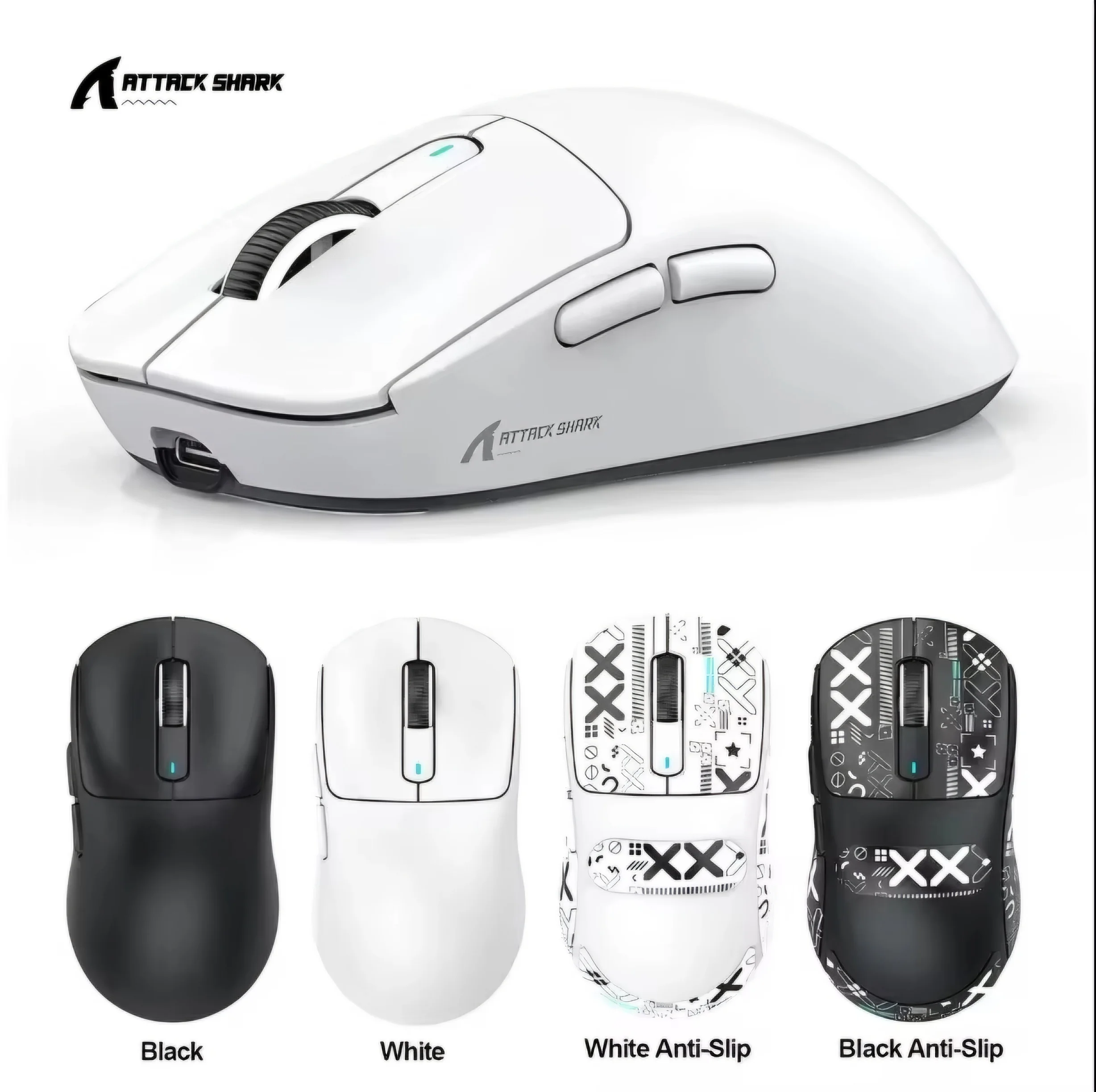 Attack Shark X11 Wireless Gaming Mouse - Ergonomic & Programmable