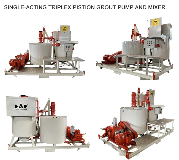 Fae Hydraulic Drive Cement Jet Grouting Station Machine Grouting Pump ...