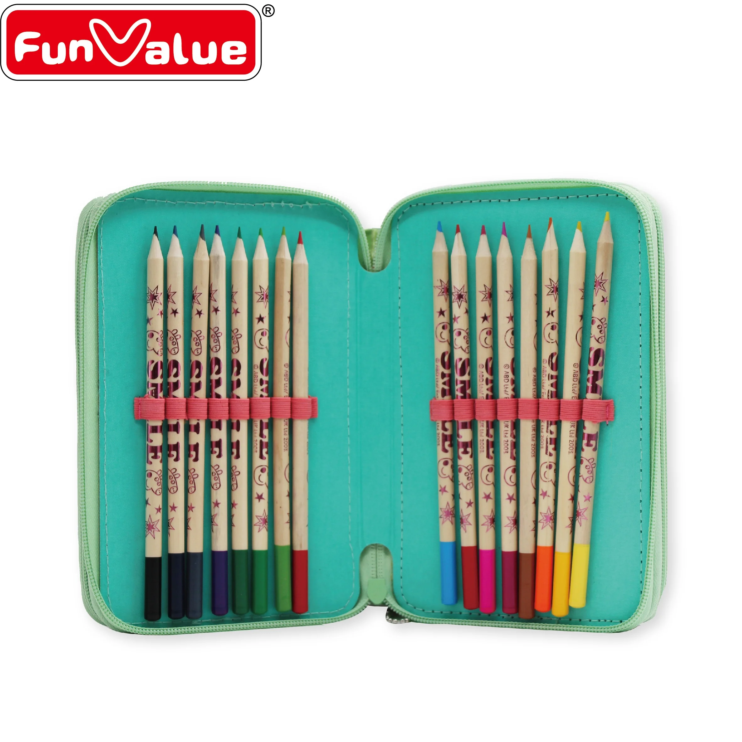 High Quality School Use Fabric Pencil Case Set Stationery Case Set ...