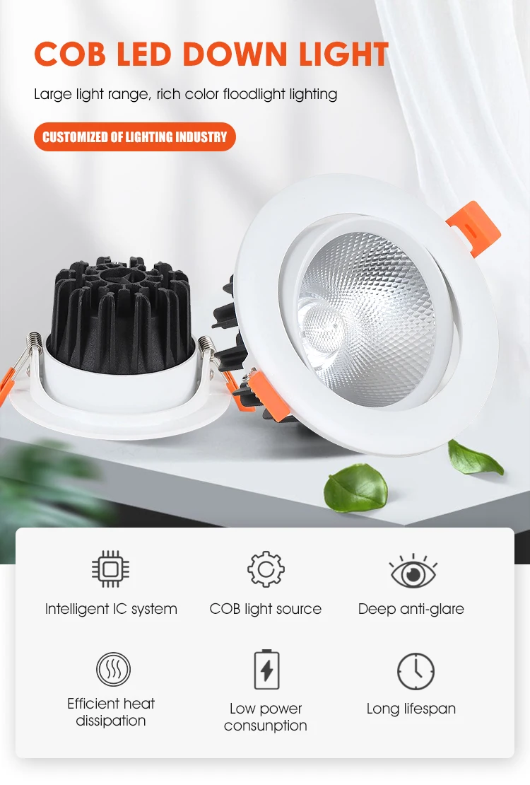 Wholesale Price Adjustable Angle Aluminum Recessed Ceiling 5w 7w 12w ...