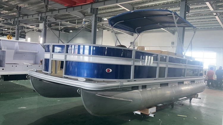 Recreational Party and Fishing Pontoon Boat 22 Foot for Lakes or ...