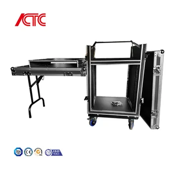 16u Rack Flight Case For Amplifiers/ Audio Equipment With Caster Board ...