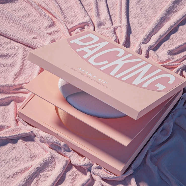 Wholesale Private Label Cosmetic Packaging Blush On Balm Case,Square ...